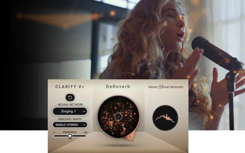 Waves Clarity Vx DeReverb, dos plugins basados en IA para eliminar reverb indeseada de voces ...